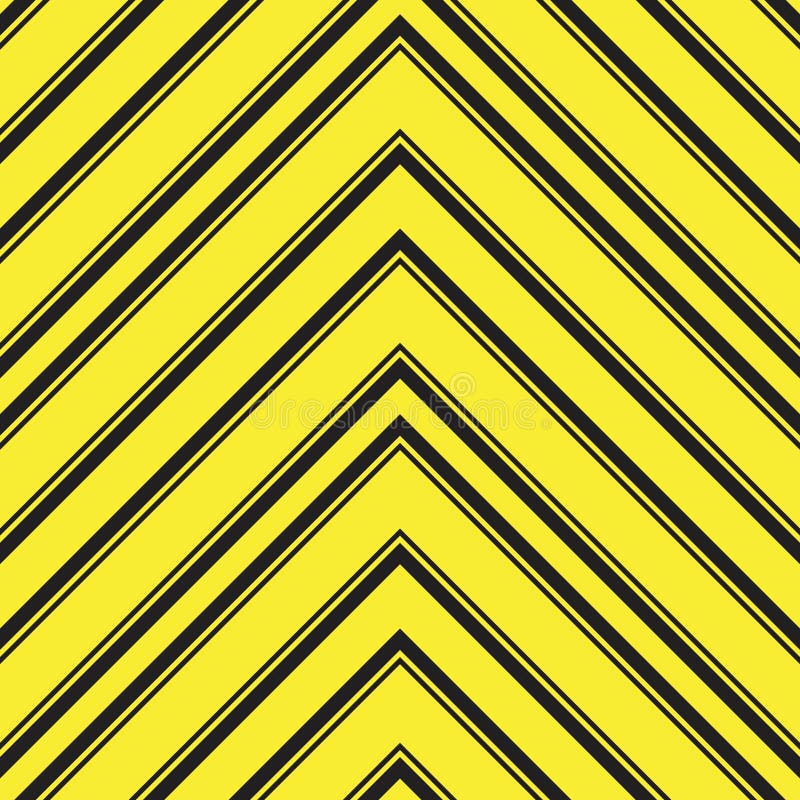 Yellow Chevron Diagonal Stripes Seamless Pattern Background Stock ...