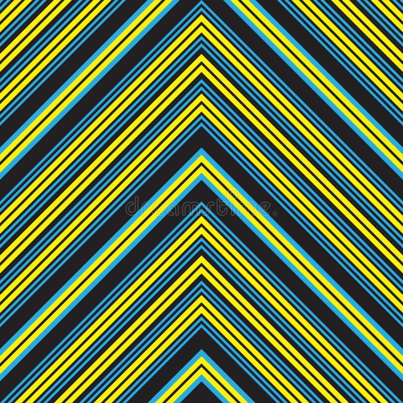 Yellow Chevron Diagonal Stripes Seamless Pattern Background Stock ...