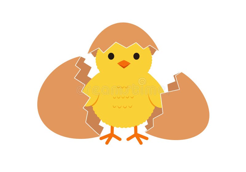 Egg hatching clipart stock vector. Illustration of design - 369206299