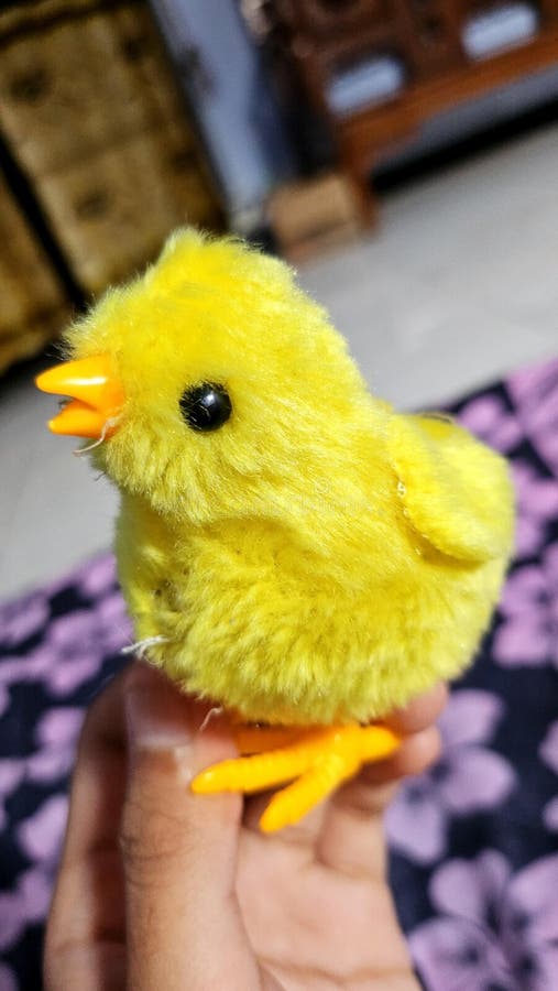 Yellow Chicken Toy for Childhood Stock Image - Image of childhood ...