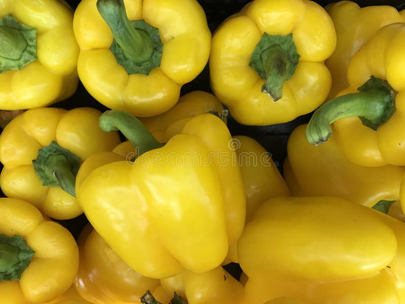 Yellow chili peppers stock photo. Image of vegetable - 14920794