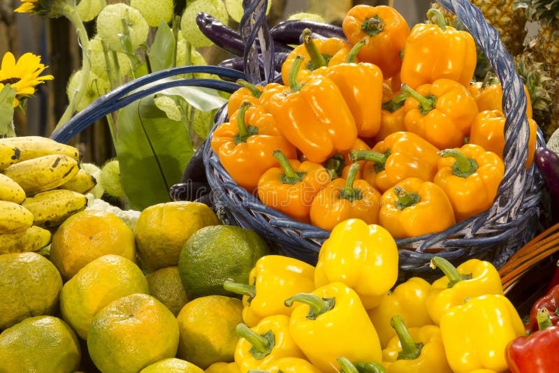 Yellow chilli peppers stock image. Image of chilli, mexican - 28354183