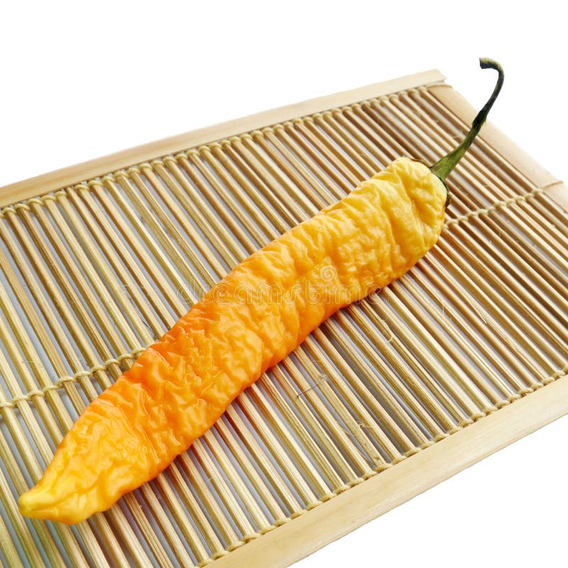 Yellow Chilli stock photo. Image of organic, food, vegetarian - 66578802