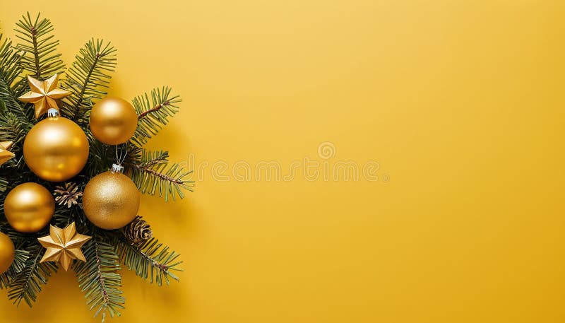 Yellow Christmas Background – Bright and Cheerful Holiday Design for ...