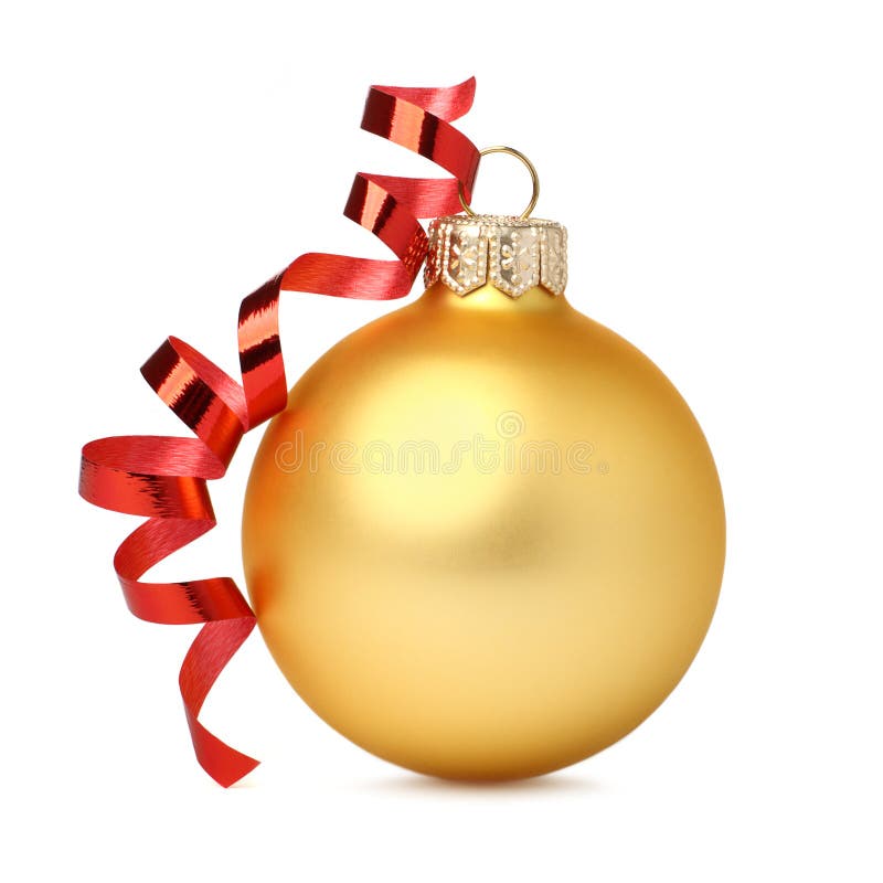Yellow Christmas Ornaments in Christmas Tree Stock Photo - Image of ...