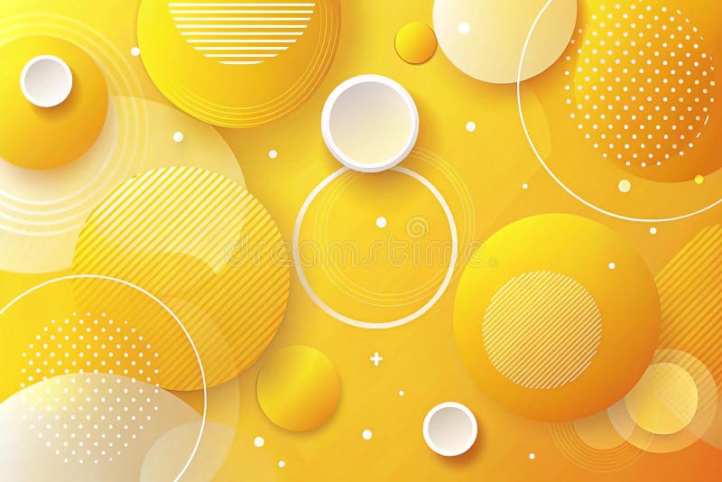 Yellow Circle Abstract Background, Design Element, Website Banner Stock ...