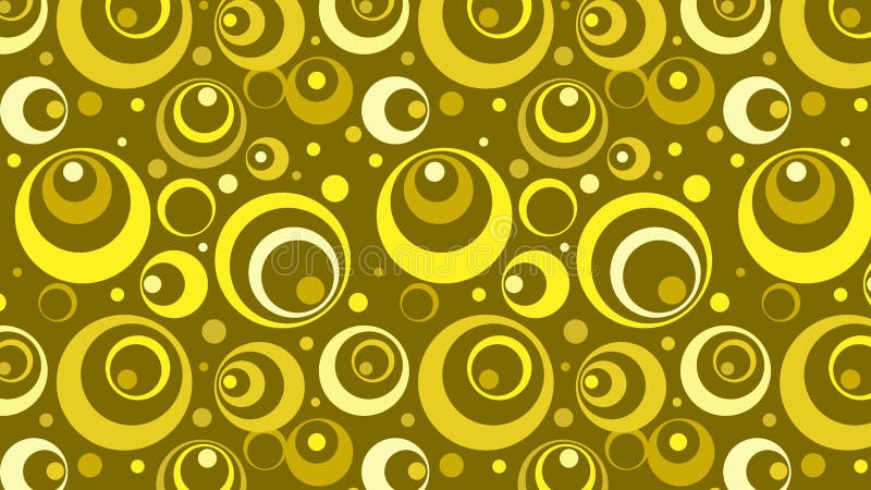 Yellow Circle Background Pattern Vector Graphic Stock Vector ...