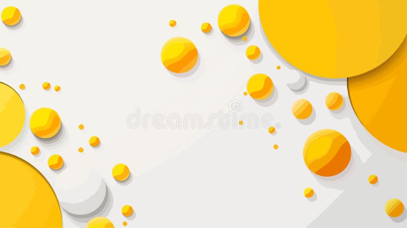 Yellow Circle Geometric Shape Decorative Element, a Bright and Clean ...