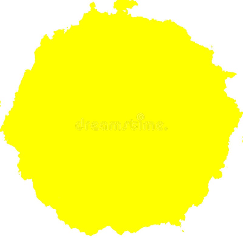 Yellow Circle Shape Label for Website Graphics Stock Illustration ...