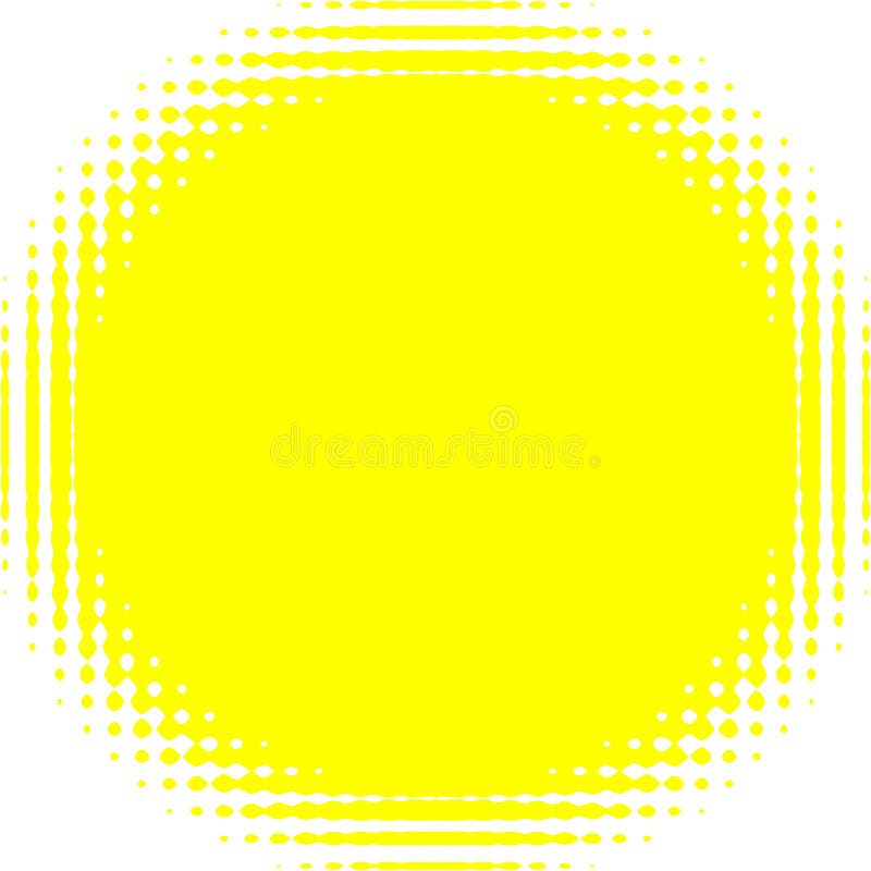 Yellow Circle Shape Label for Website Graphics Stock Image - Image of ...
