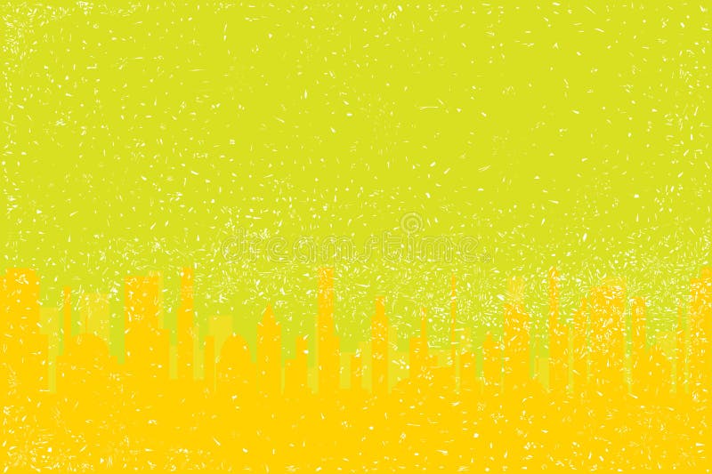 Yellow City Grunge stock vector. Illustration of design - 78422234