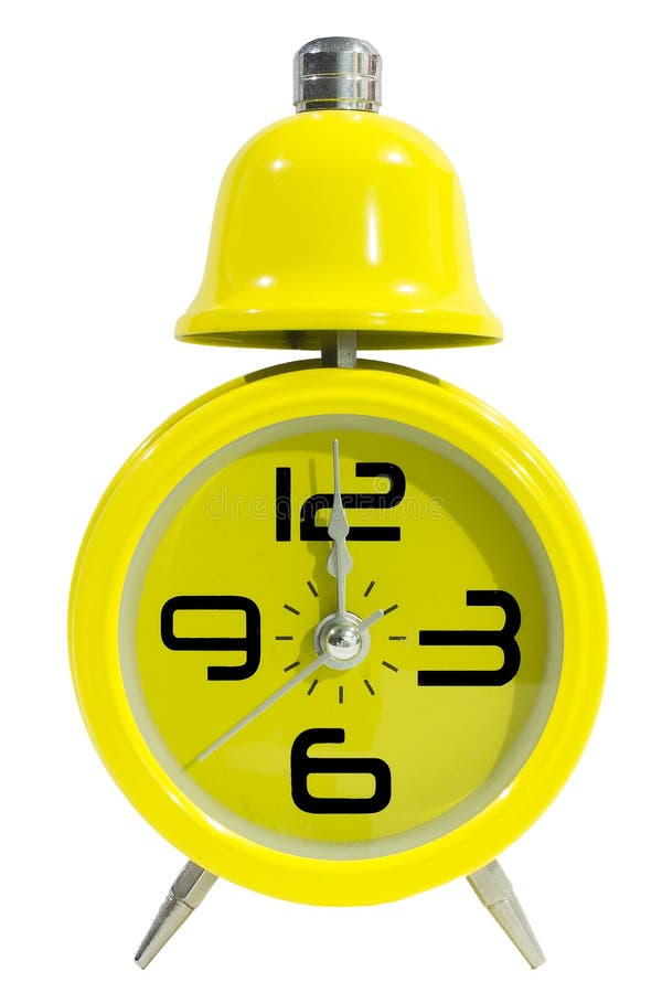 Yellow clock stock photo. Image of hand, beat, closeup - 29146562