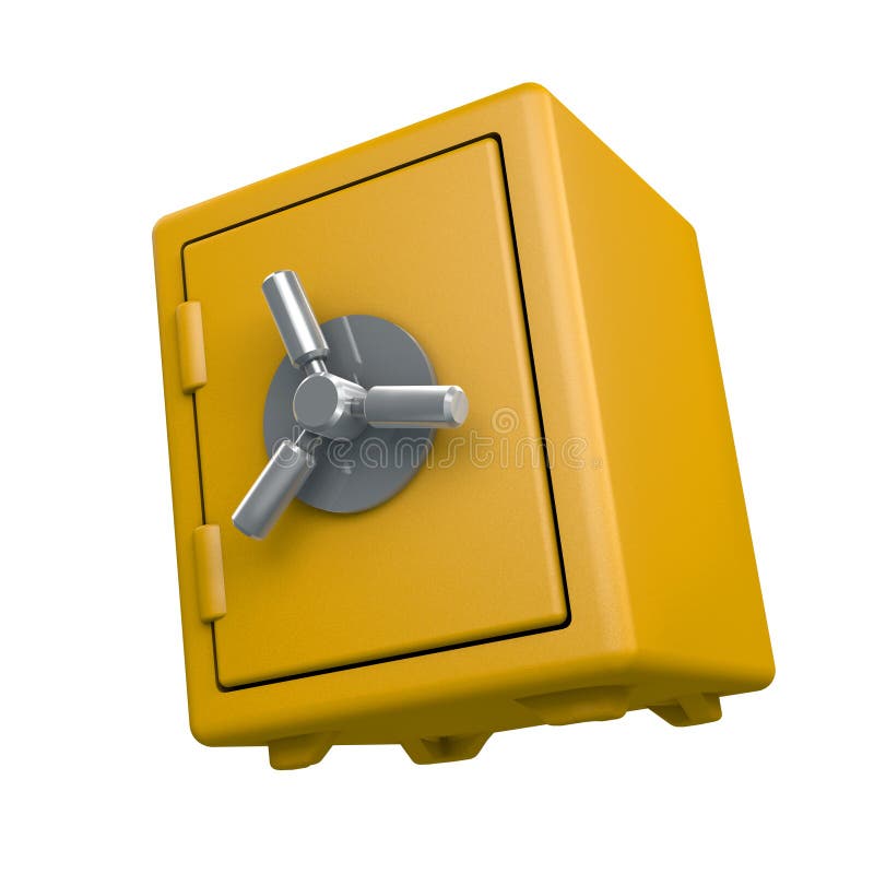 Yellow Open Safe Box 3d Render Stock Illustrations – 237 Yellow Open ...