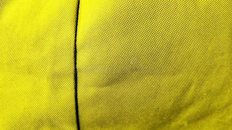 Yellow Cloth Fabric with Line on the Side Pattern Background Stock ...