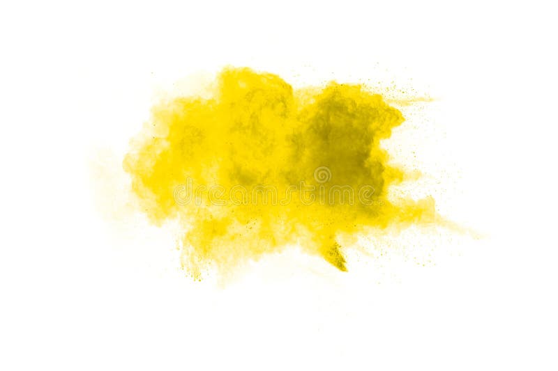 Yellow Cloud of Dust is Blowing in the Air Stock Photo - Image of ...