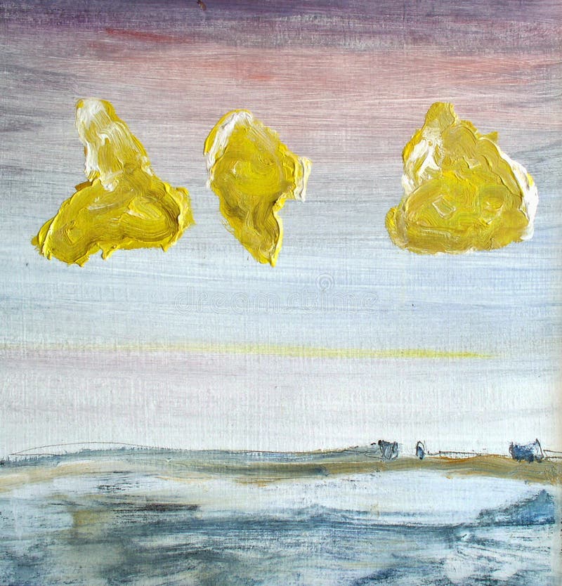 Yellow Clouds stock illustration. Illustration of yellow - 34497959