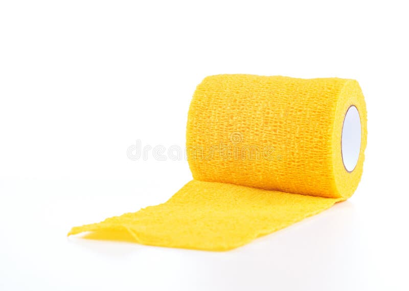 Yellow Coban, Bandage Wrap stock photo. Image of sever - 33213108