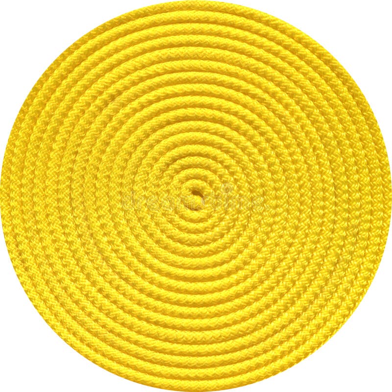 Yellow coil stock photo. Image of thick, cable, pattern - 22453594