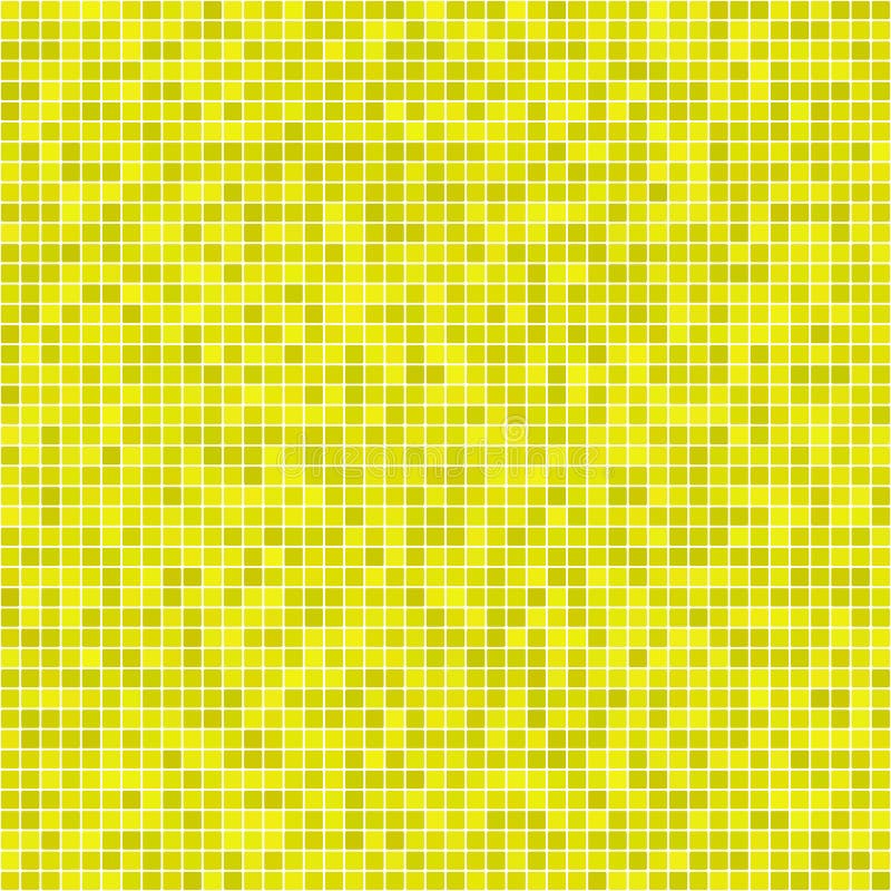 Yellow Pixel Mosaic Background Stock Vector - Illustration of abstract ...