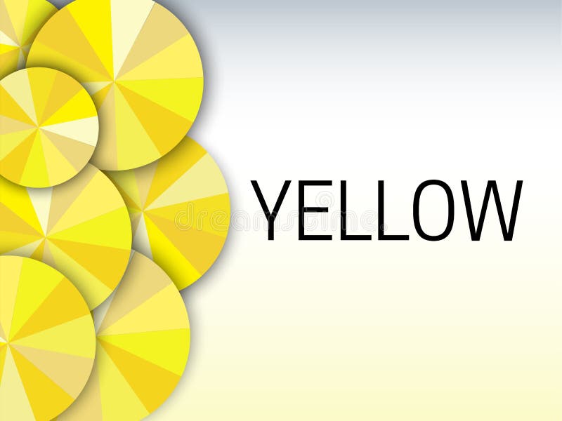 Yellow Color Background Illustration Banner with Yellow Shade Color ...