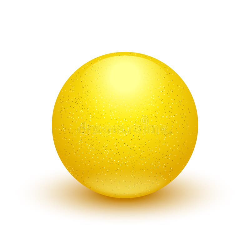 Yellow Color Cartoon Trumpet Isolated on White Stock Vector ...