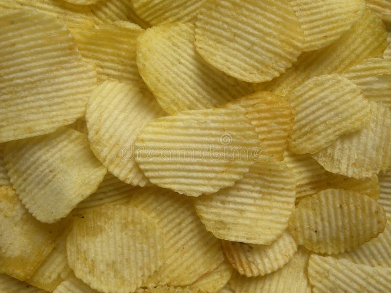 Corrugated Potato chip stock photo. Image of pattern - 174954182
