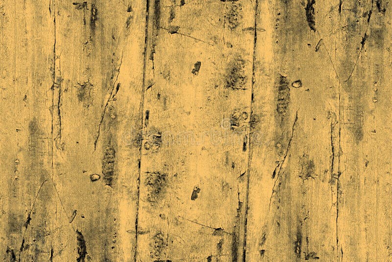 Yellow Color Damaged Old Wooden Table Top for Texture Background Stock ...
