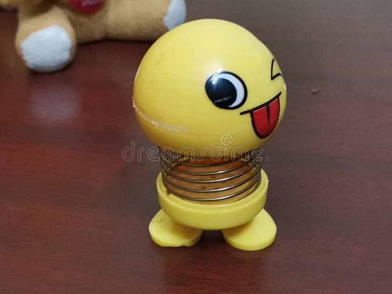 A Yellow Color Dancing Doll Stock Image - Image of side, doll: 243008111