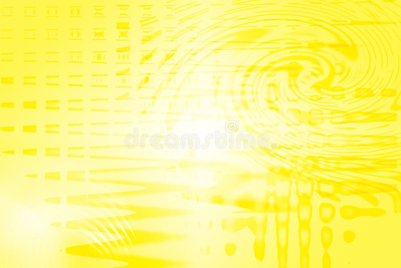 The Yellow Color and Line Template Stock Illustration - Illustration of ...