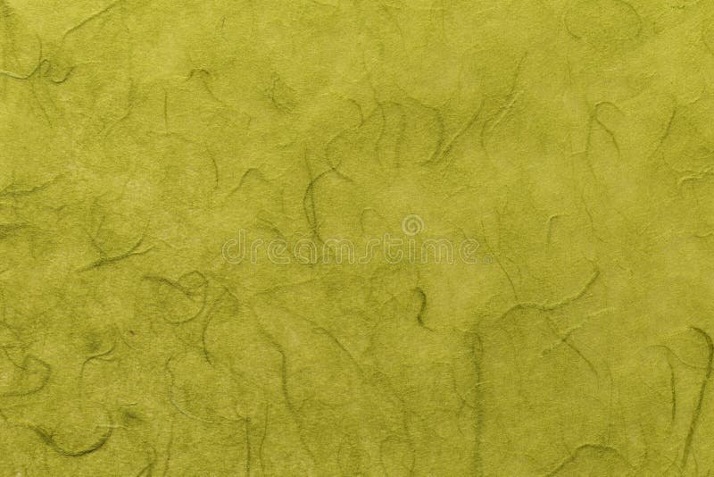 Yellow Color Mulberry Paper Texture Background in Close-up Stock Photo ...