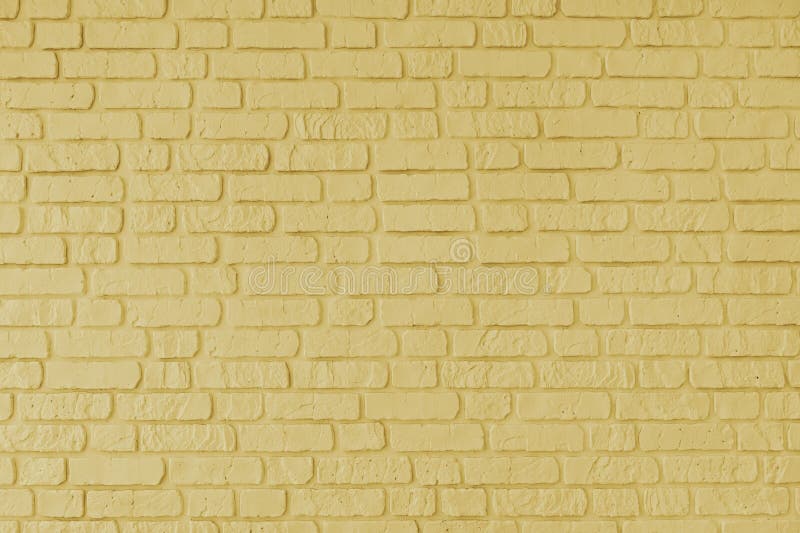 Yellow Color Painted Brick Wall Texture, Brickwork, Masonry of Stone ...