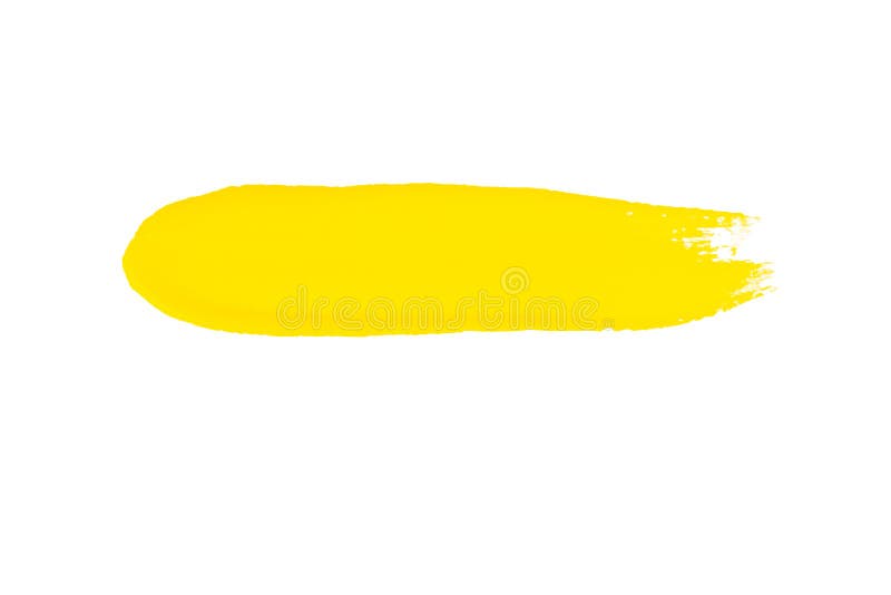 Yellow Color Paper Draw Isolated on Background Stock Photo - Image of ...