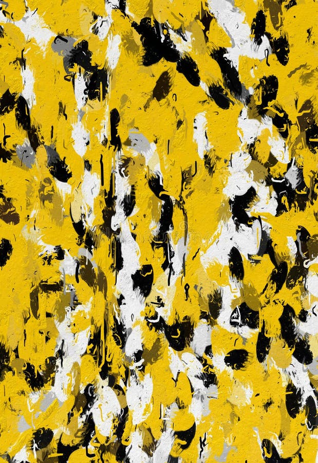 Yellow Color Pattern Background Stock Illustration - Illustration of ...