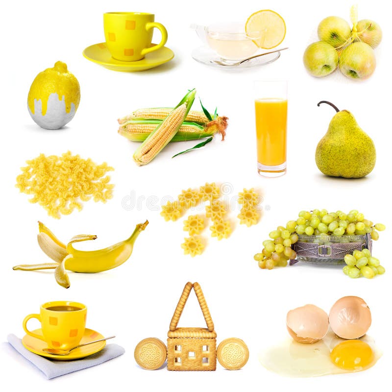 Yellow Color Products Collage Stock Photos - Free & Royalty-Free Stock ...