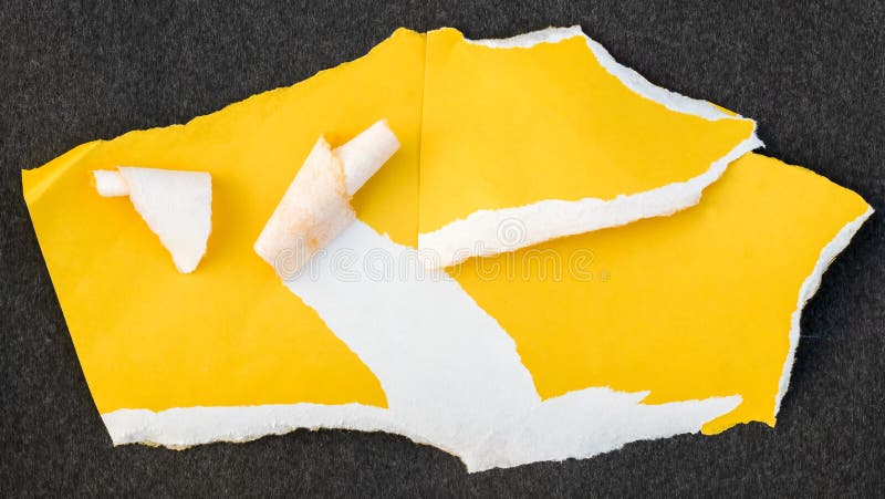 Yellow Scrap Paper Ball with Illustration Painting for Virtual ...