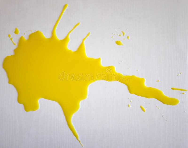 Yellow color spots stock image. Image of abstract, liquid - 94530319