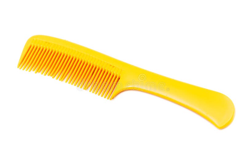 Yellow comb stock photo. Image of personal, hairbrush - 31881374