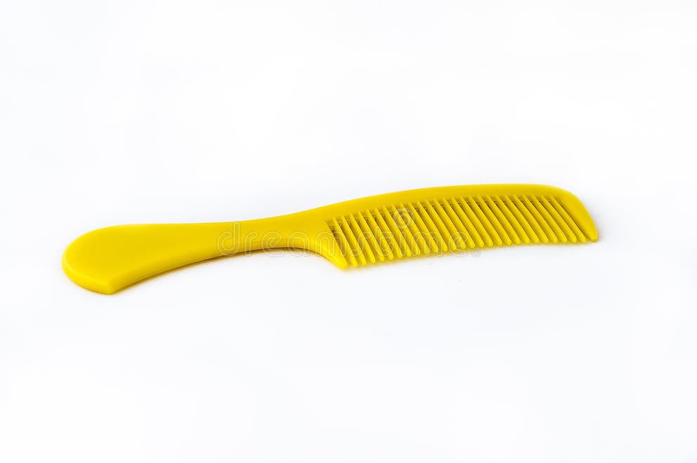Yellow comb stock photo. Image of tracing, simplicity - 89075942