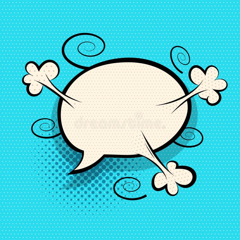 Yellow Comics Speech Bubble for Text Stock Vector - Illustration of ...