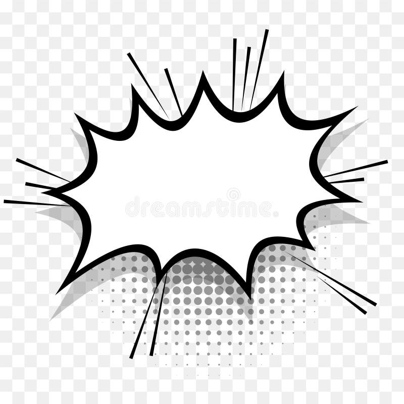 Yellow Comics Speech Bubble for Text Stock Vector - Illustration of ...