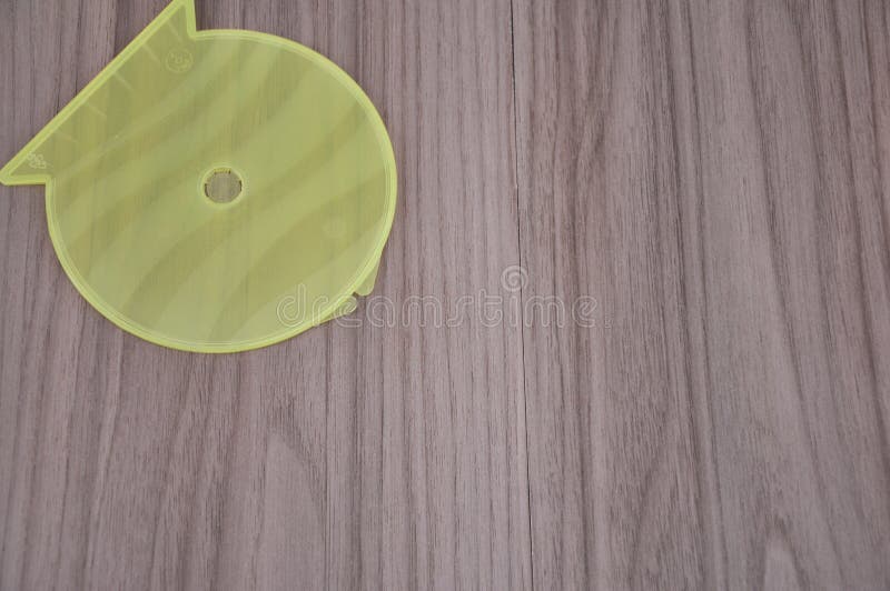 Yellow Compact Disc or Dvd Cover in Fish Shape Stock Image - Image of ...