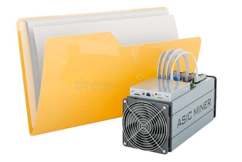 Yellow Computer Folder Icon with ASIC Miner, 3D Rendering Stock ... Yellow Computer Folder Icon with ASIC Miner, 3D Rendering Stock ...