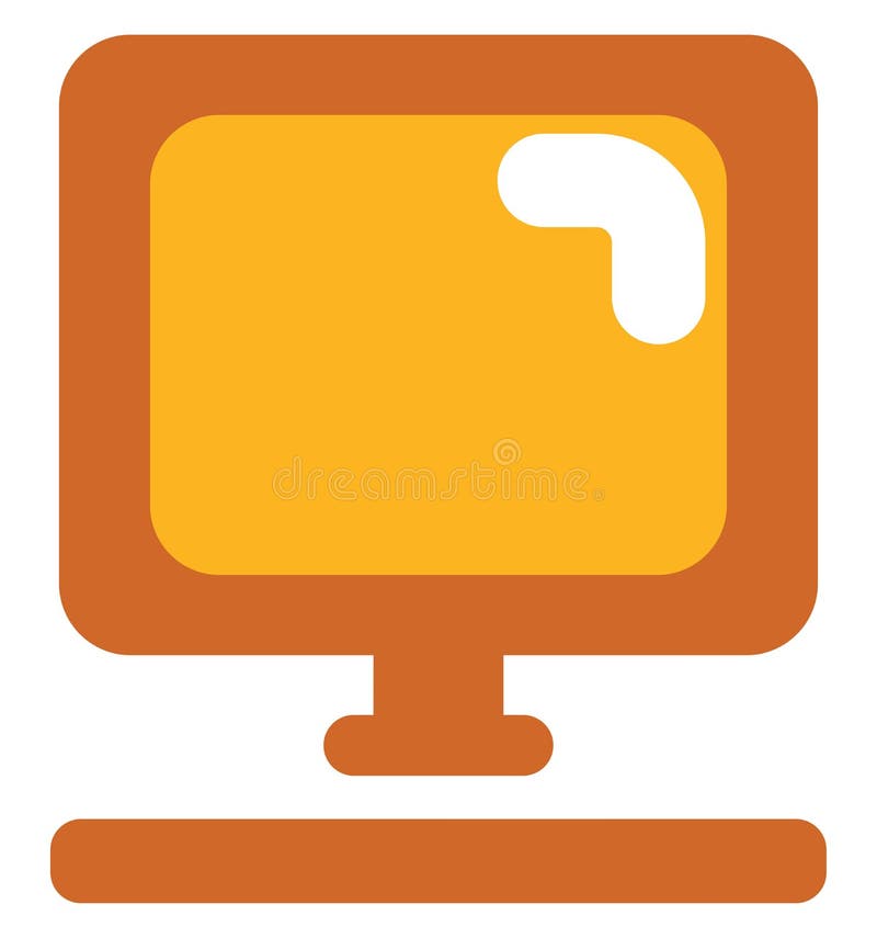 Workplace Yellow Chair Computer Stock Illustrations – 966 Workplace ...