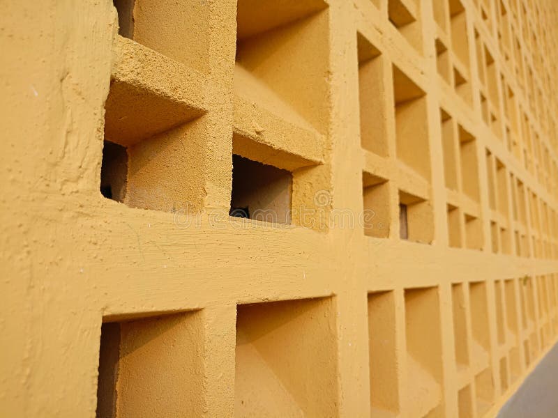 Concrete Roster on the Walls of the House Stock Photo - Image of ...