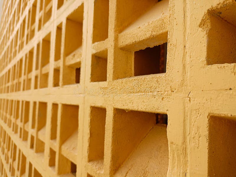 Concrete Roster on the Walls of the House Stock Photo - Image of ...