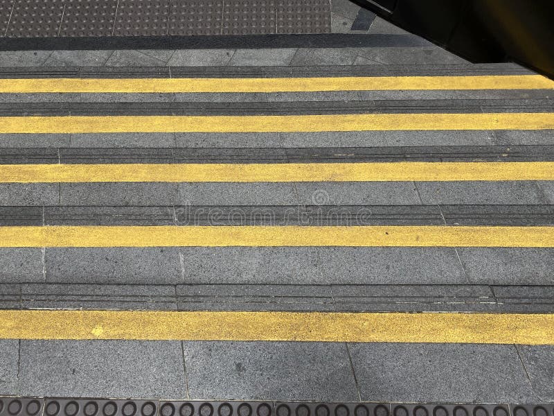 Yellow Concrete Steps stock photo. Image of showing - 190432198