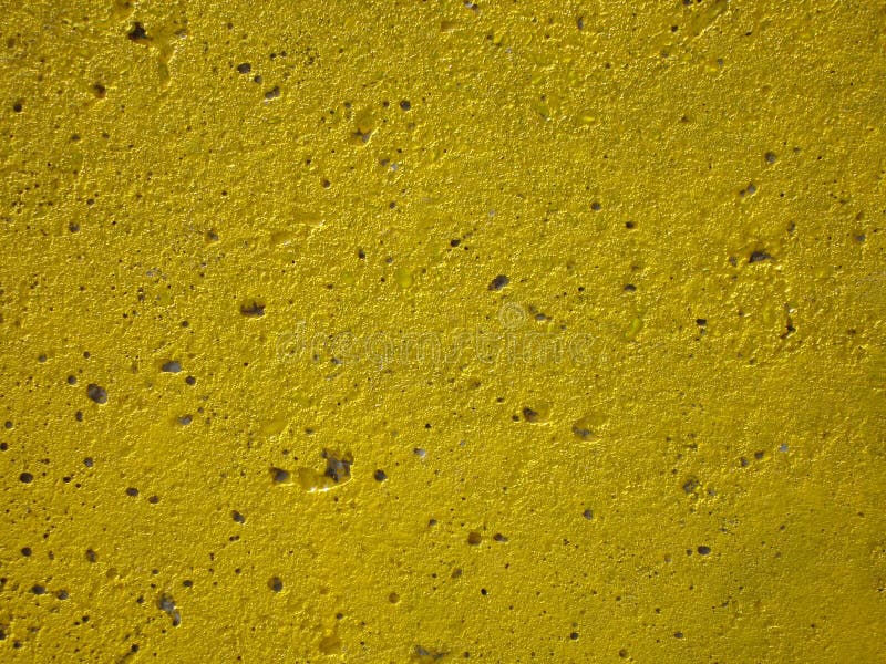 Yellow concrete wall stock photo. Image of wall, texture - 78164334