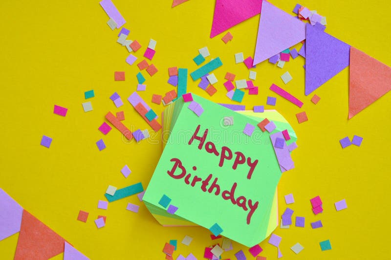 Yellow Congratulation Card Background Stock Illustration - Illustration ...