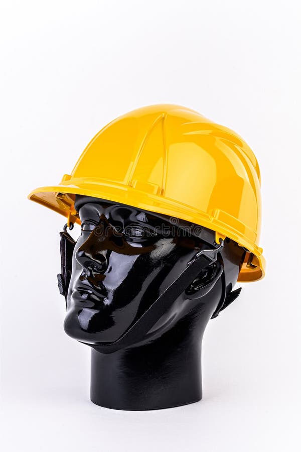 The Yellow Construction Helmet To Protect and Safe Life in the ...