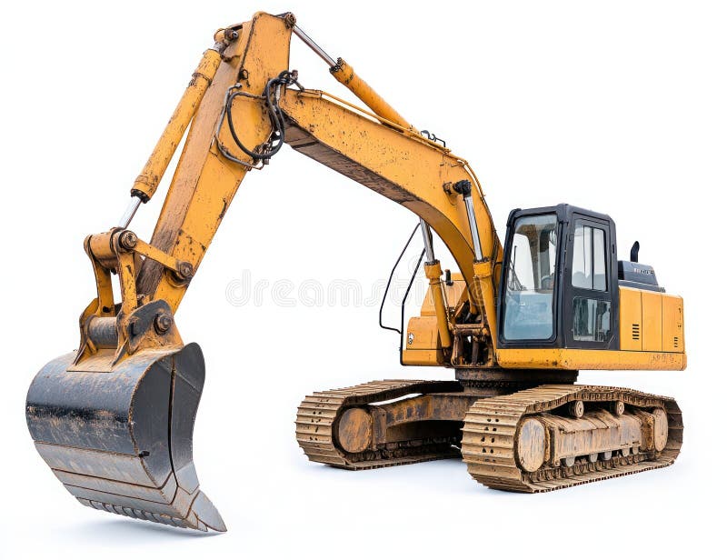 A Yellow Construction Machine with a Large Claw on the Front Stock ...